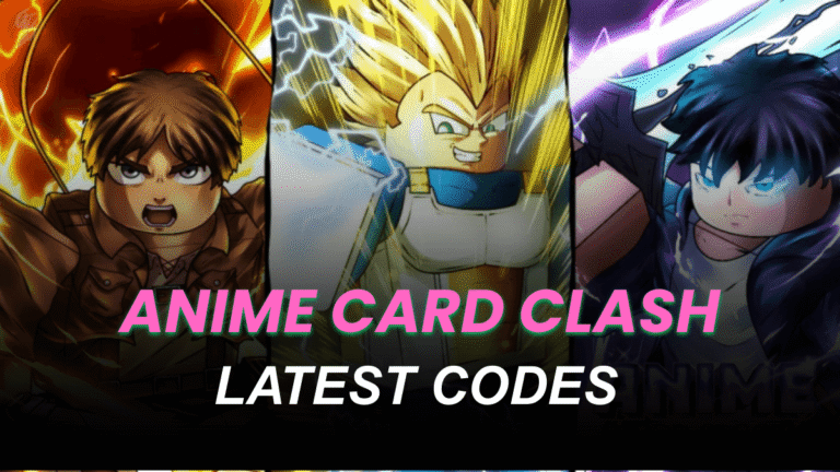 Anime Card Clash Codes (2026)