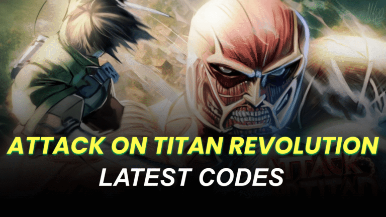 Attack on Titan Revolution Codes (2026)