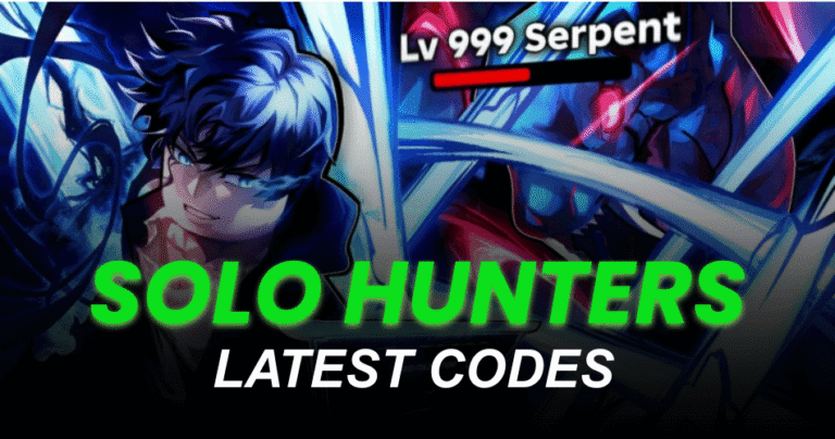 Solo Hunters Codes (2026)