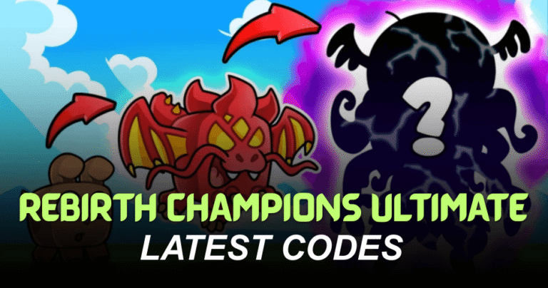 All New Rebirth Champions Ultimate Codes (2026)