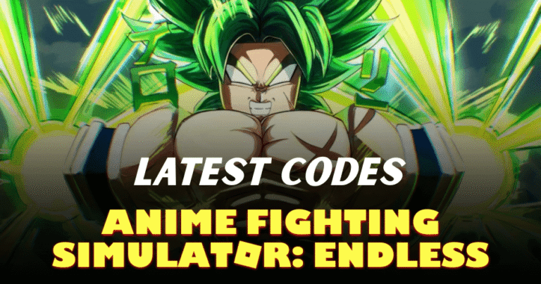 Anime Fighting Simulator Endless Codes (2026)