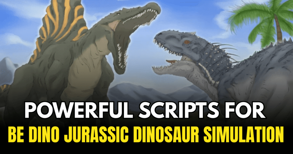 Powerful Be Dino Jurassic Dinosaur Simulation Script
