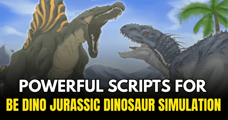 Powerful Be Dino Jurassic Dinosaur Simulation Script