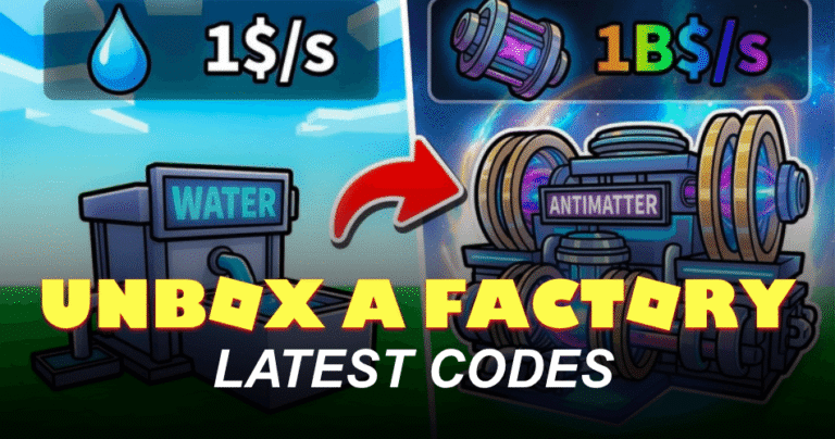 Unbox a Factory Codes (2026)